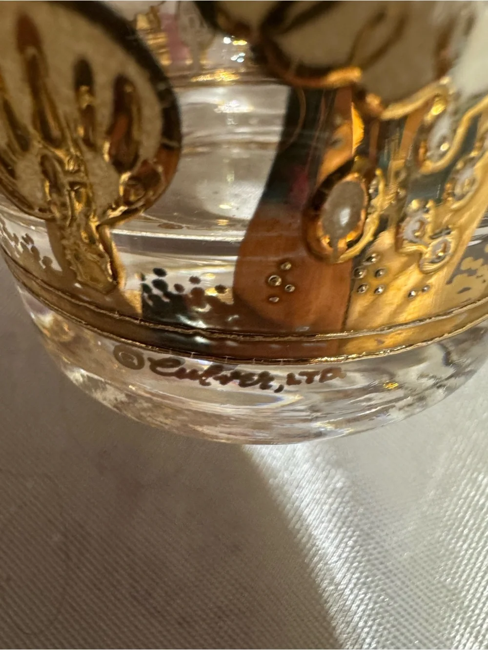Culver | Dining | Vintage Rare 22kt Gold 4 Mushroom Culver High Ball ...